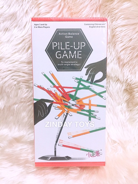 เกมวางบาลานซ์เรียงทับสี Pile-Up Stick Stack Game - zinday_toys - ThaiPick