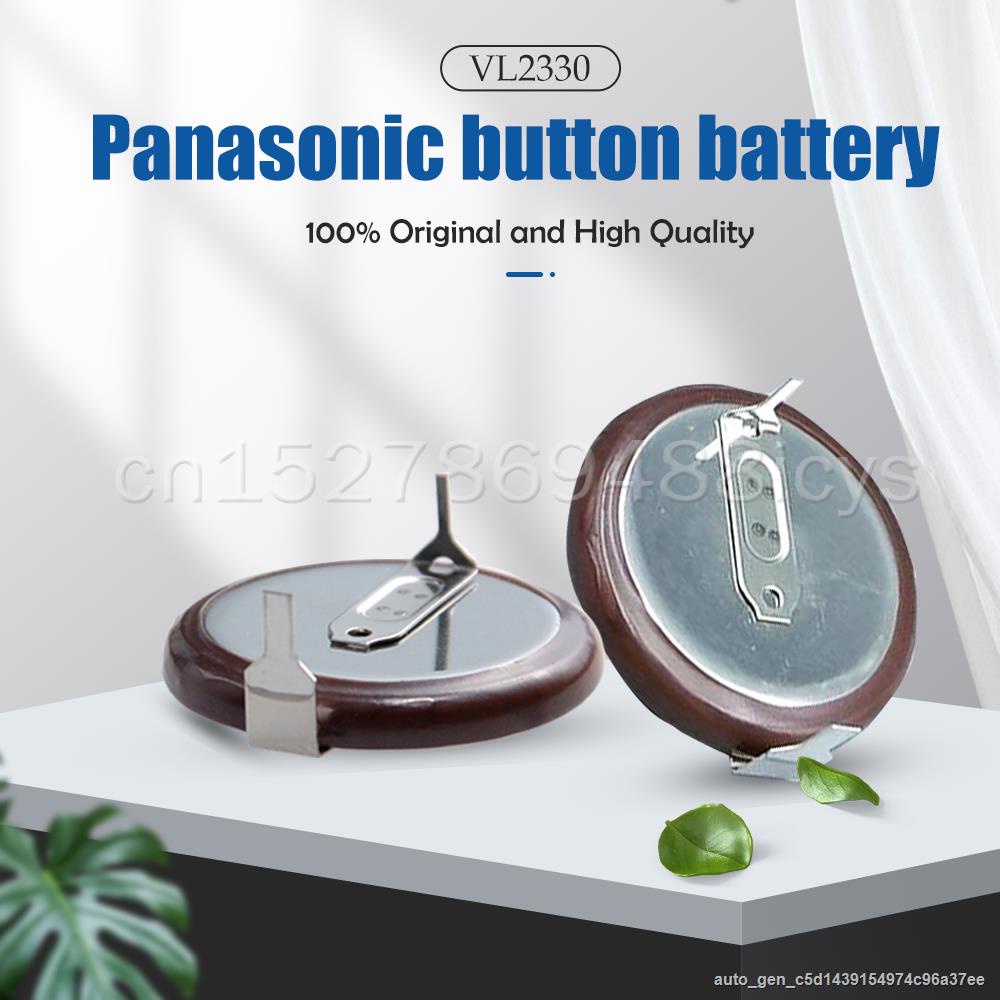 2PCS 100 al Panasonic VL2330 2330 3V Lithium Rechargeable Battery With ...