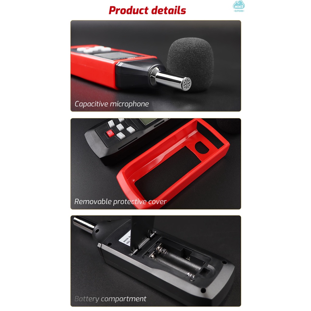 MC TASI TA8151 Digital Sound Level Meter SLM Household Noise Tester ...