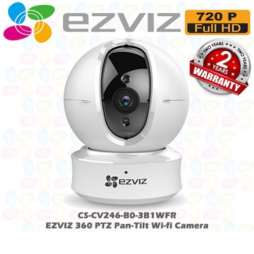 Ezviz (720p) กล้องวงจรปิดไร้สาย รุ่น C6CN Mini 360 Wi-Fi PT Camera ความ ...