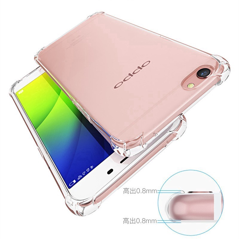 โปร่งใส เคสมือถือสำหรับ OPPO F3 F1 Plus R9s Case Casing เคสนิ่ม Cover ...