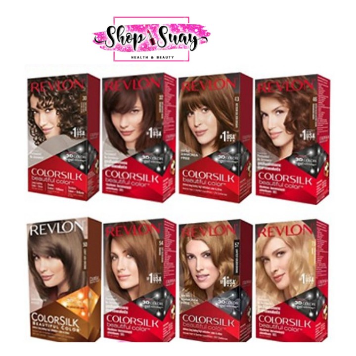 ย้อมผม Revlon Colorsilk ครีมเปลี่ยนสีผมเรฟลอน Shopee Thailand