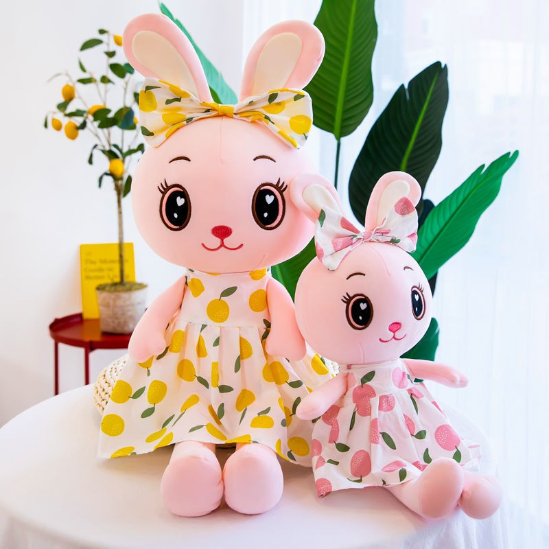 Plush Toy Rabbit Cute Bed Girl Princess Cute Queen Little Bunny Doll ...