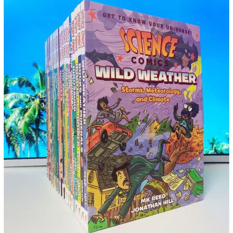 Science Comics Series 1 ชุดมี 20 เล่ม 4 สีทั้งเล่ม หนังสือภาษาอังกฤษ ...