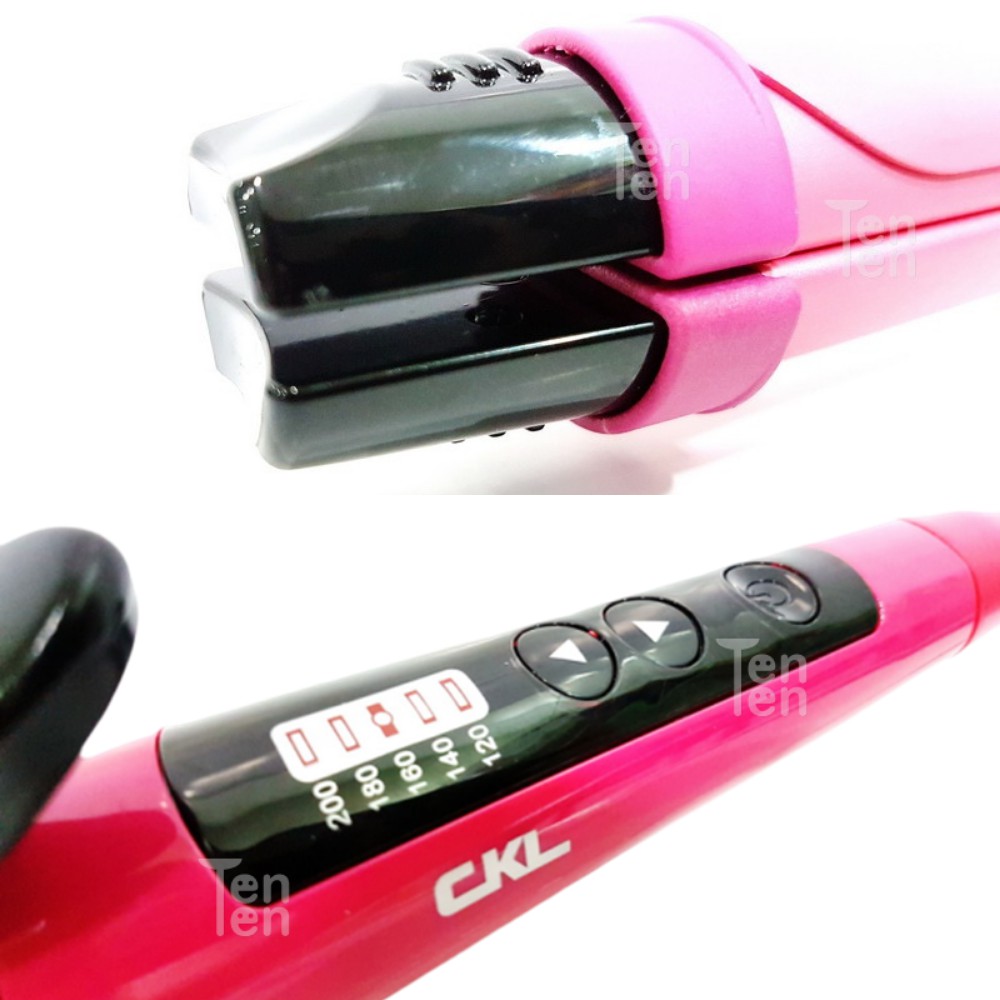CKL 736 เครื่องหนีบผม เครื่องม้วนผม ที่หนีบผม เครื่องรีดผม ที่รีดผม หนีบผม ที่ม้วนผม ม้วนผม แกน ...