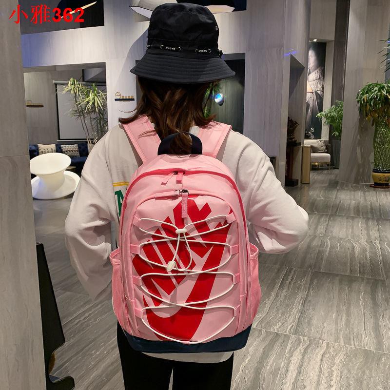 ๑Tide Brand Colorful Letter Backpack New School Backpack Male Women s ...