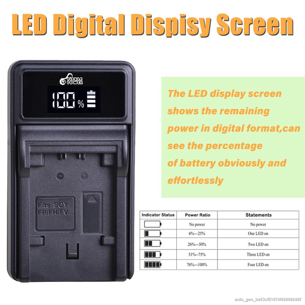 Np-fh70 Npfh70 Battery Led Usb Charger For Sony Np-fh30 Np-fh40 Np-fh60 Np-fh50 Np-fh70 Hdr-xr ...