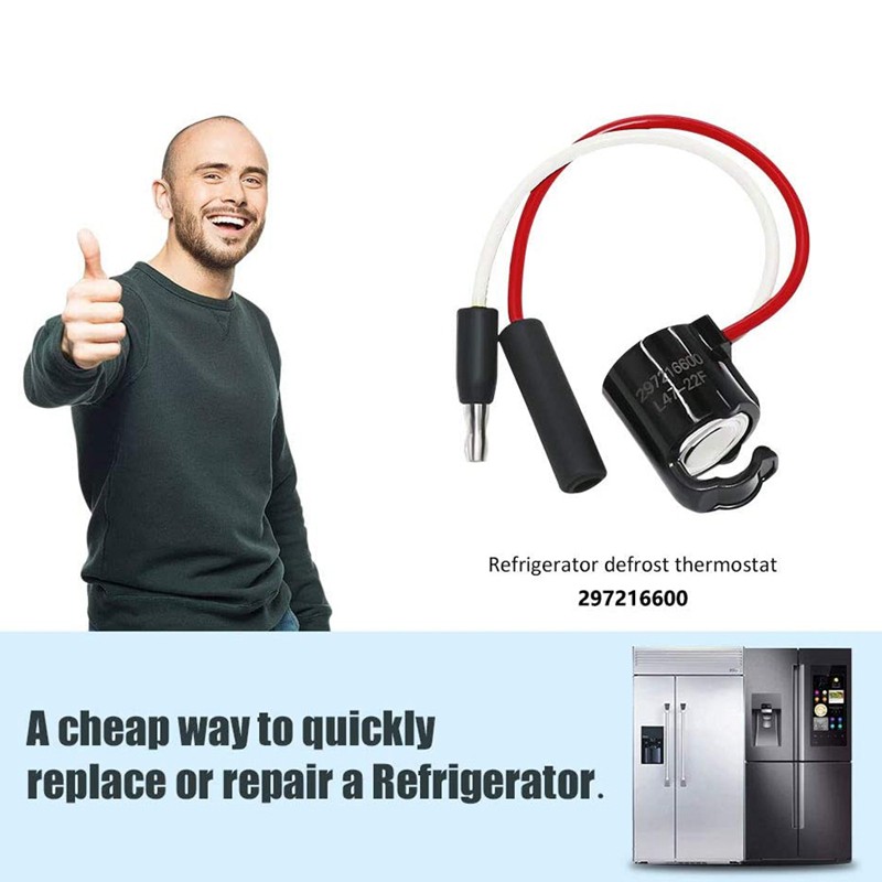 เทอร์โมสแตท Bi - Metal Defrost สําหรับ Frigidaire Kenmore - feidan33.th ...