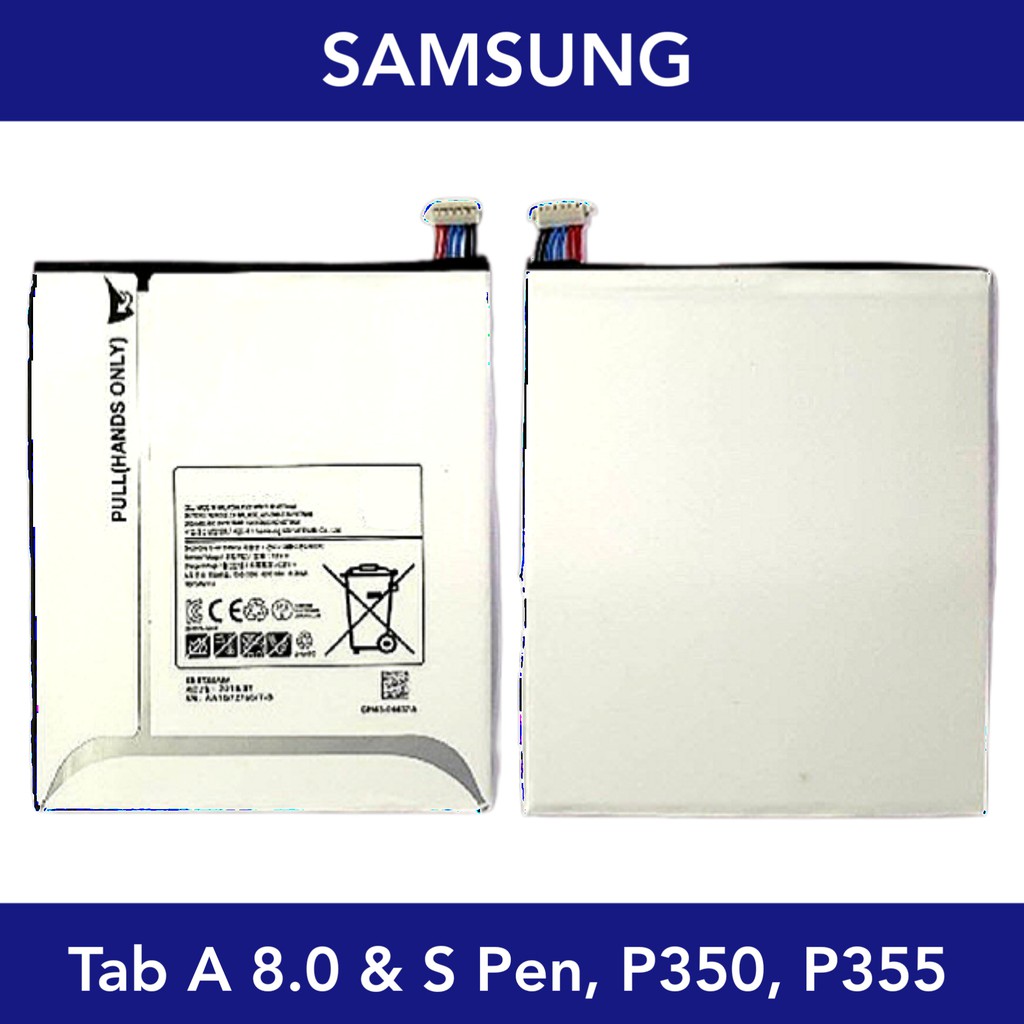 แบตเตอรี่ | Samsung Galaxy Tab A 8.0, S Pen (2015) | P350, P355 | EB ...