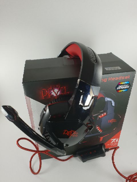 พร้อมส่งทันที ราคาถูกที่สุดในแอฟ Red Devil Gaming Headset หูฟัง หูฟัง ...