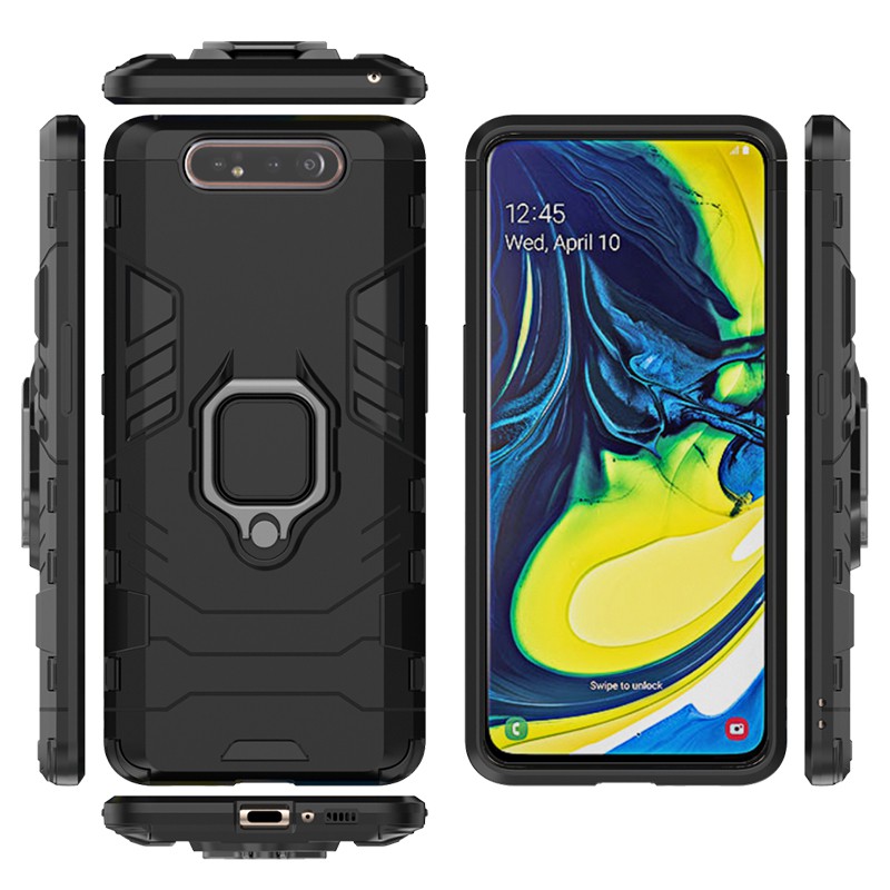เคส Samsung Galaxy A80 พลาสติกแบบแข็ง Armor Shockproof Phone Case Back ...