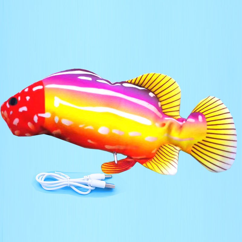 [ความร้อน] ของเล่นจำลองปลาไฟฟ้าสามารถยิงจากระยะไกลกระโดดได้ fish toy ...