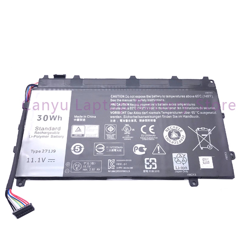 New 271J9 Laptop Battery For Latitude 13 7000 7350 GWV47 0GWV47 YX81V ...