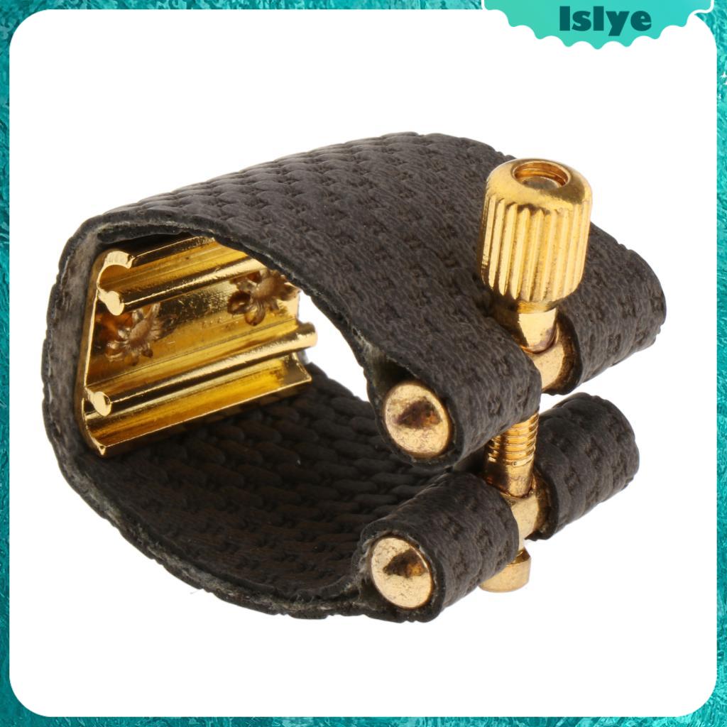 Ligature Fastener คลิปหนัง Pu ขนาดกะทัดรัดทนทานสําหรับ Alto Tenor ...