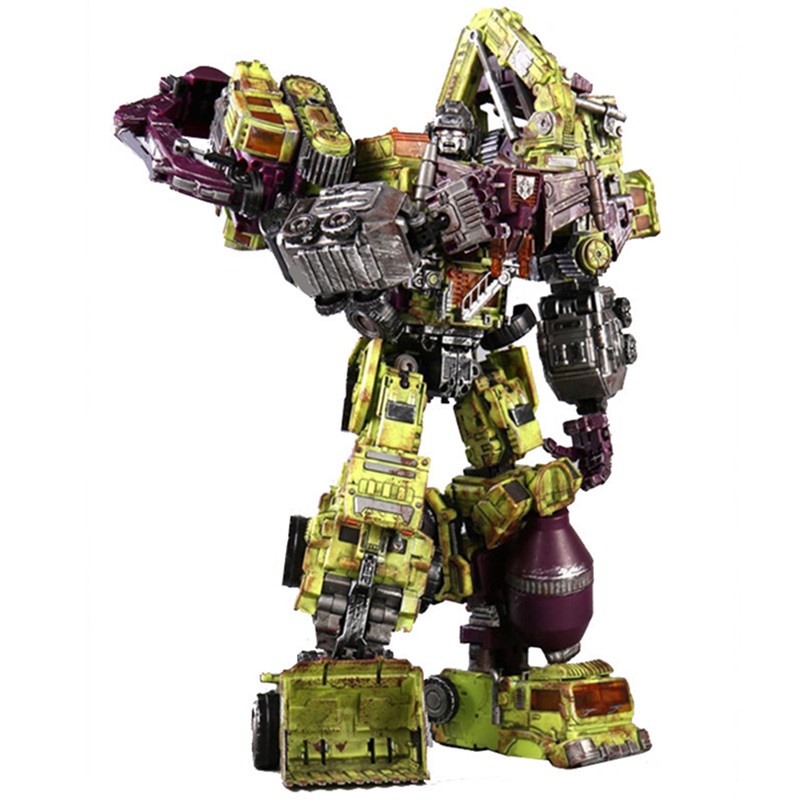JINBAO NBK 6 IN 1 Repaint Devastator Transformation Toys Boy Robot Car ...
