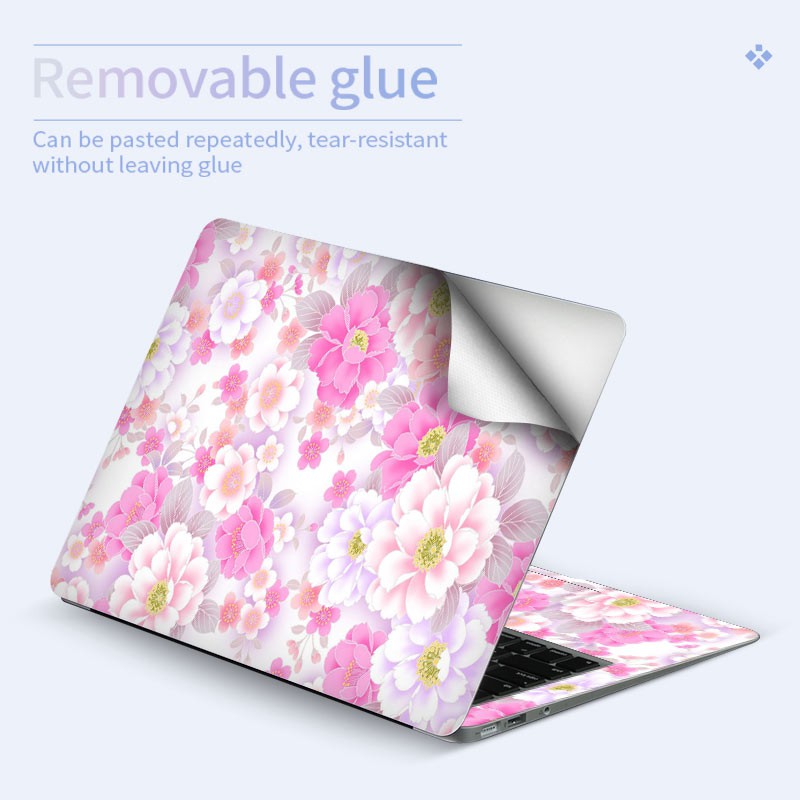 ღღDIY Maple Leaves Laptop Sticker Laptop Skin Art Decal 12/13/14/15/17 ...