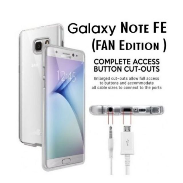 Samsung Galaxy Note FE Note 7 Note Fan เคส ของแท้ 100 Rock Transparent ...