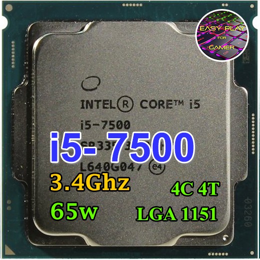 ️CPU intel i3-6100 i5-6400 i5-6500 i7-6700 i3-7100 i5-7400 i5-7500 i7-7700 Socket 1151 ฟรี ...