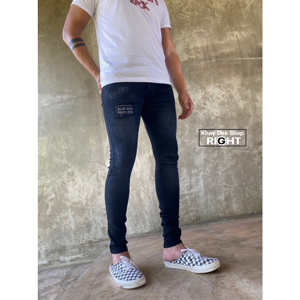 ยีนส์เดฟชาย งานพรีเมียมดำฟอกสุดฮิต - khaydee_888 - ThaiPick