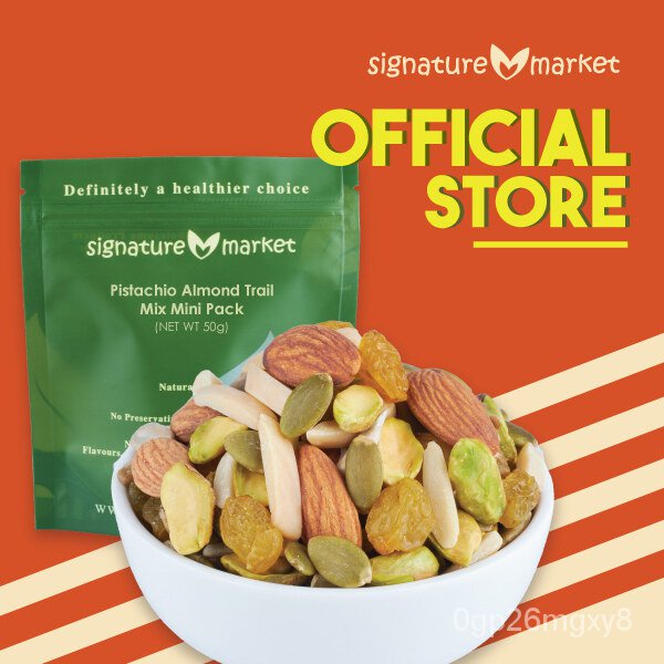 จุดประเทศไทย Signature Market Pistachio Almond Trail Mix MINI PACK (50g ...