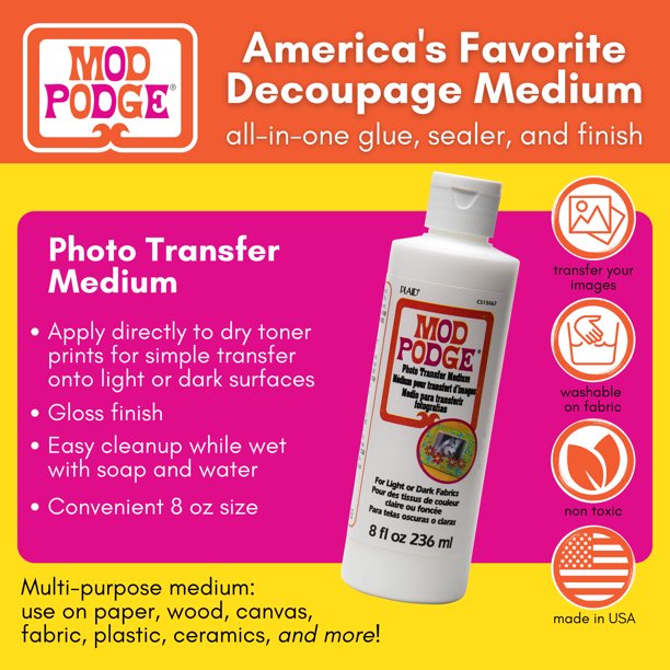 MOD PODGE PHOTO TRANSFER MEDIUM 8 OZ - mindmemorystore - ThaiPick