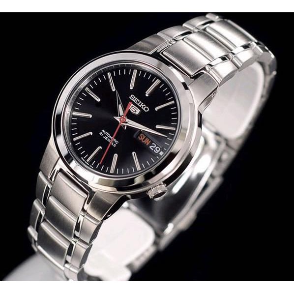 SEIKO 5 Automatic รุ่น SNKA07K1 นาฬิกาข้อมือผู้ชาย สายสแตนเลส หน้าปัดสี ...