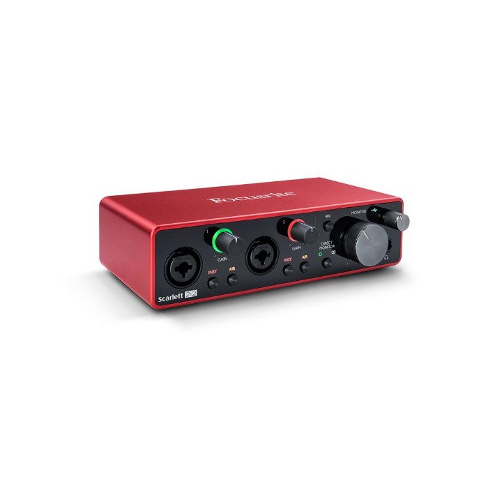 FOCUSRITE SCARLETT 2i2 (Gen3) ออดิโออินเตอร์เฟส รุ่นใหม่ล่าสุด รับประกันศูนย์ไทยProPlugin 3ป๊ ...
