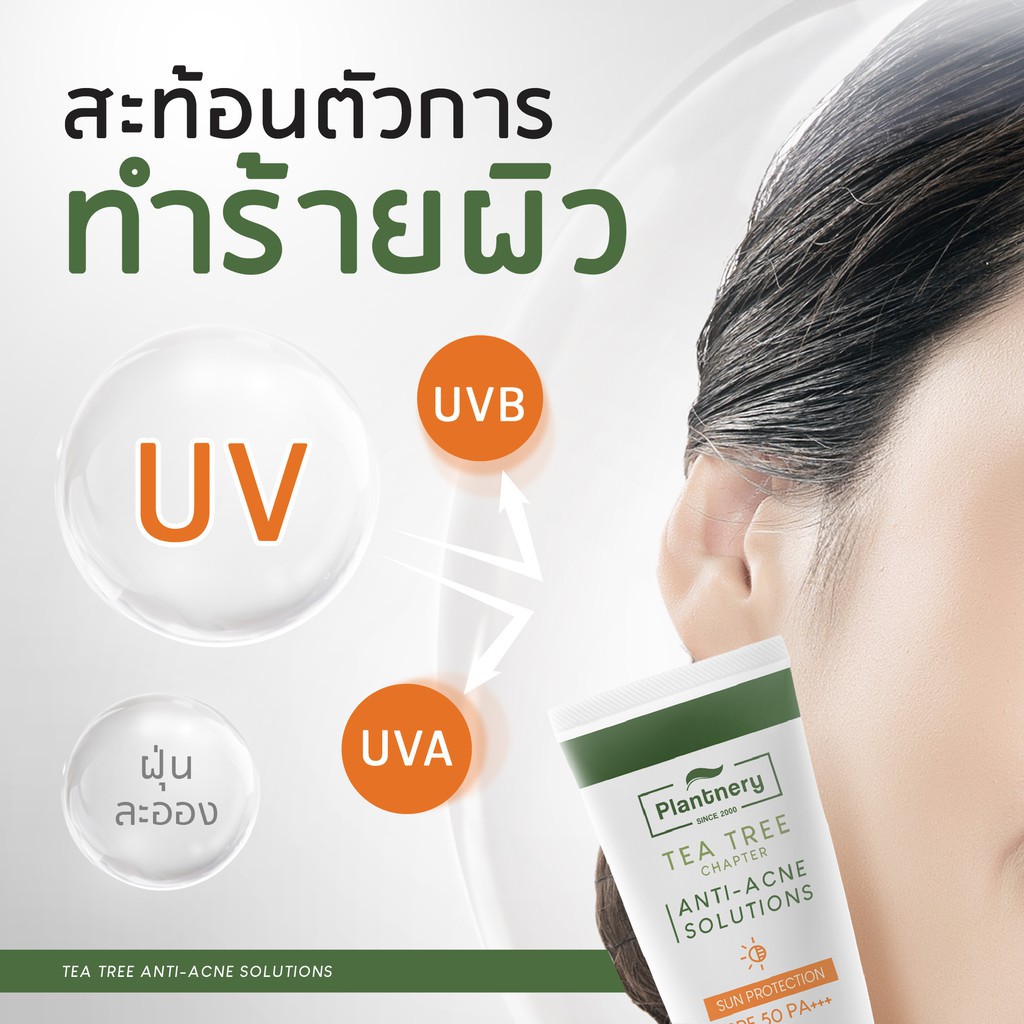 Plantnery Tea Tree Sunscreen Acne Oil Control SPF 50 PA+++ 30 Ml ...