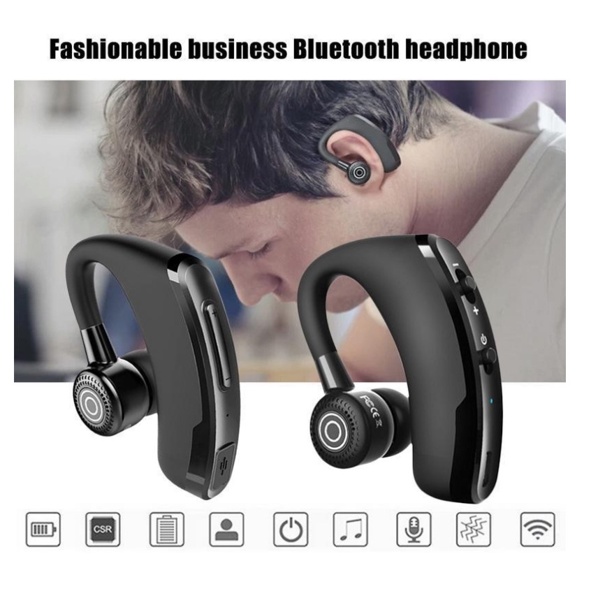 Wireless Earphone V8 Business Ture Stereo BT Earbuds Handfree V8v9v8s ...