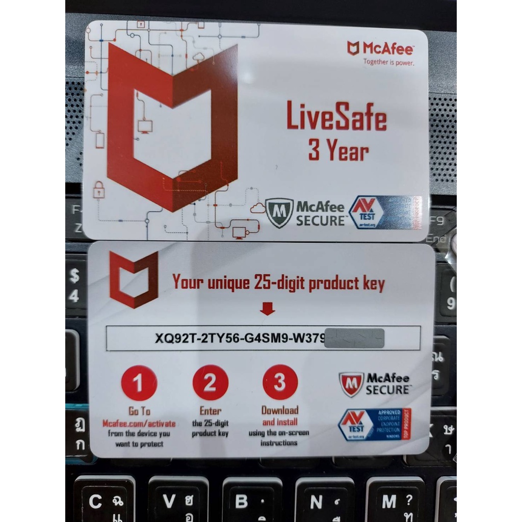 McAfee LiveSafe Antivirus 3 Years - cksoftware - ThaiPick