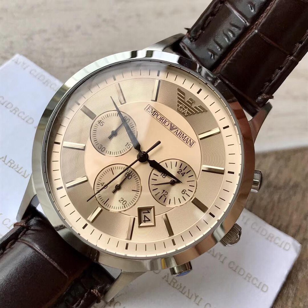 Armani AR2433 casual business men's automatic mechanical watch ...