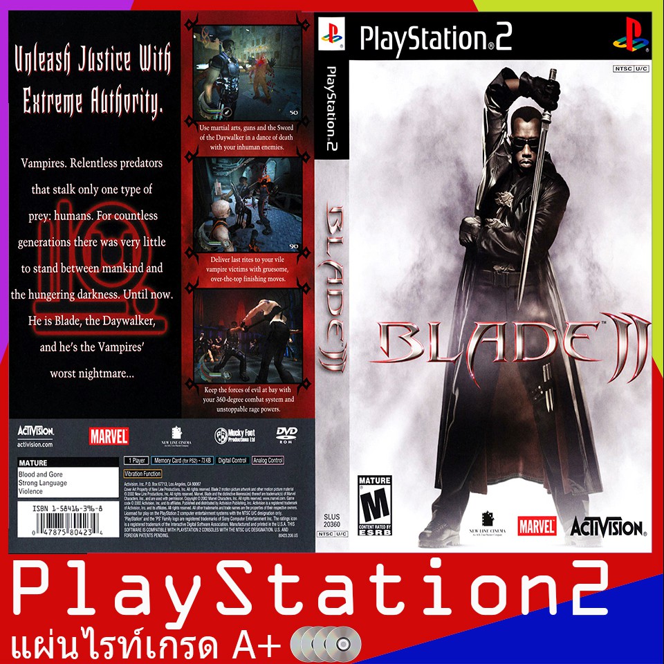 PS2GAME : Blade II (USA) | Shopee Thailand