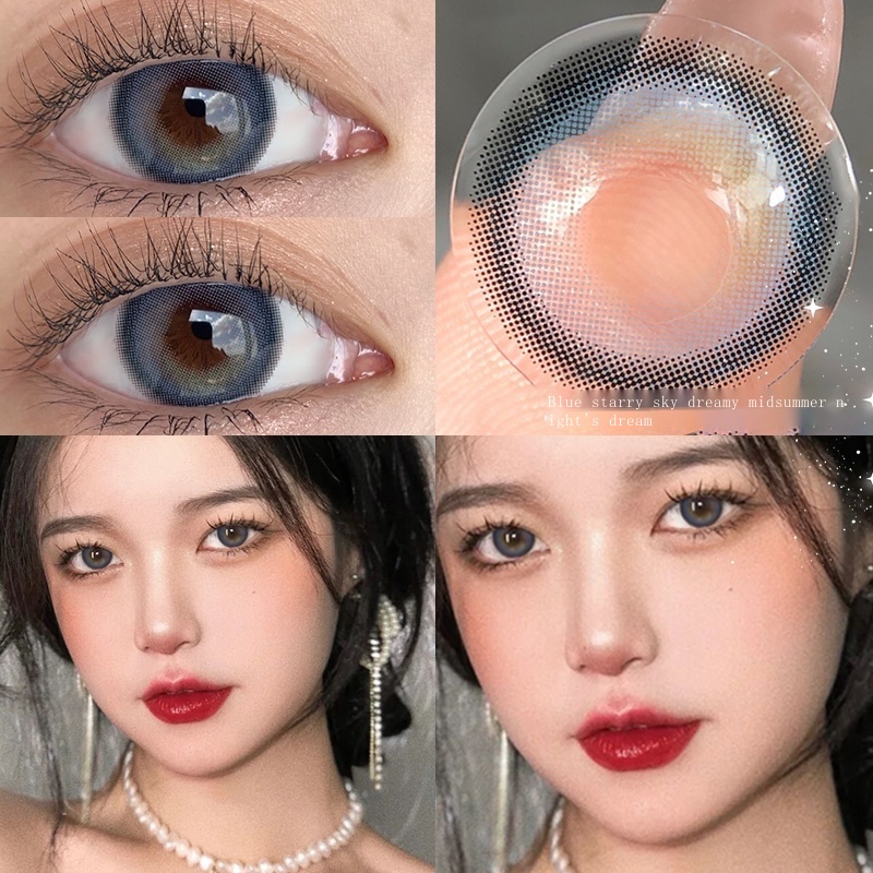 Color contact lenses mixed half-yearly throwing small diameter 14.0 ...