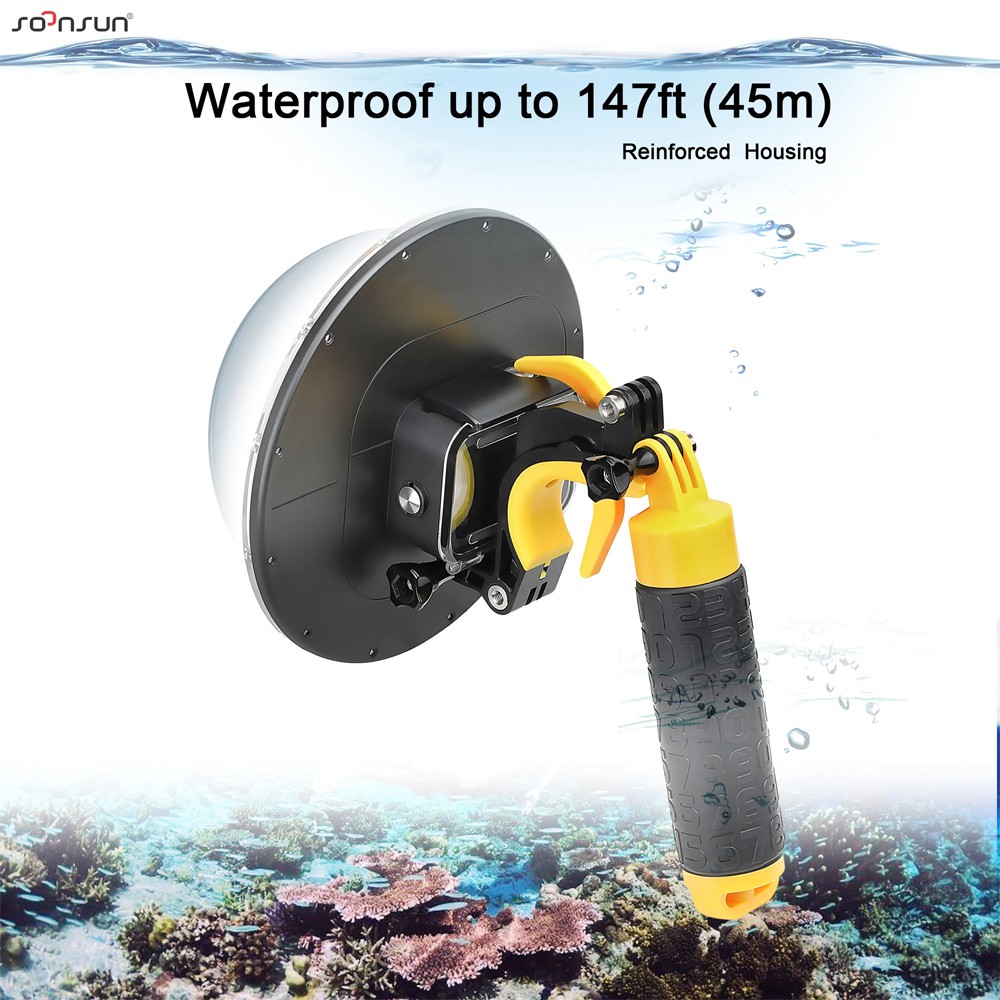 โดมถ่ายครึ่งบกครึ่งน้ำ SOONSUN DOME PORT SHUTTER TRIGGER (HERO 9 BLACK ...