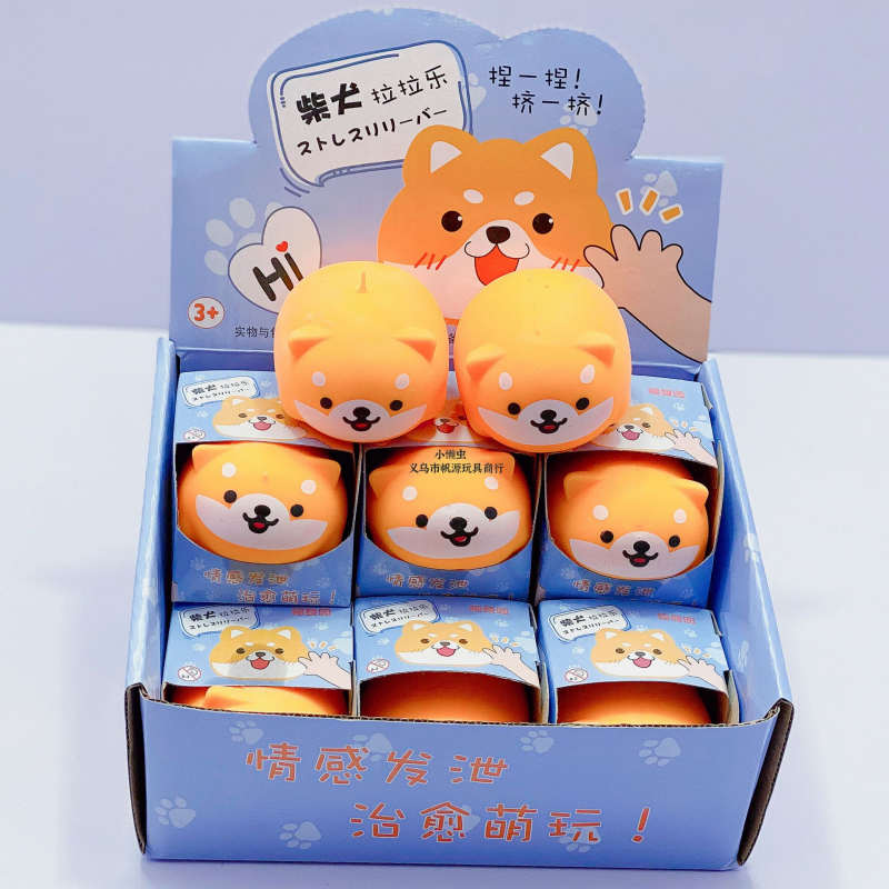 Shiba Inu Sensory Pet Squishy โมเดลตุ๊กตาของเล่นสําหรับเด็ก/ผู้ใหญ่ 3 ...