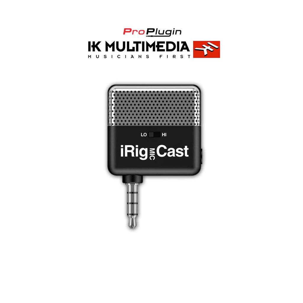 IK Multimedia iRig Mic Cast podcasting mic for smartphones and tablets (ProPlugin) | Shopee Thailand
