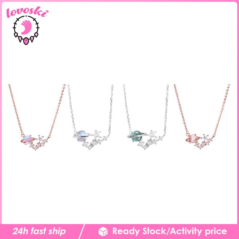 [ Lov-12--] สร้อยคอจี้รูปดาว,ดาวเครื่องประดับสําหรับเด็กผู้หญิง ...
