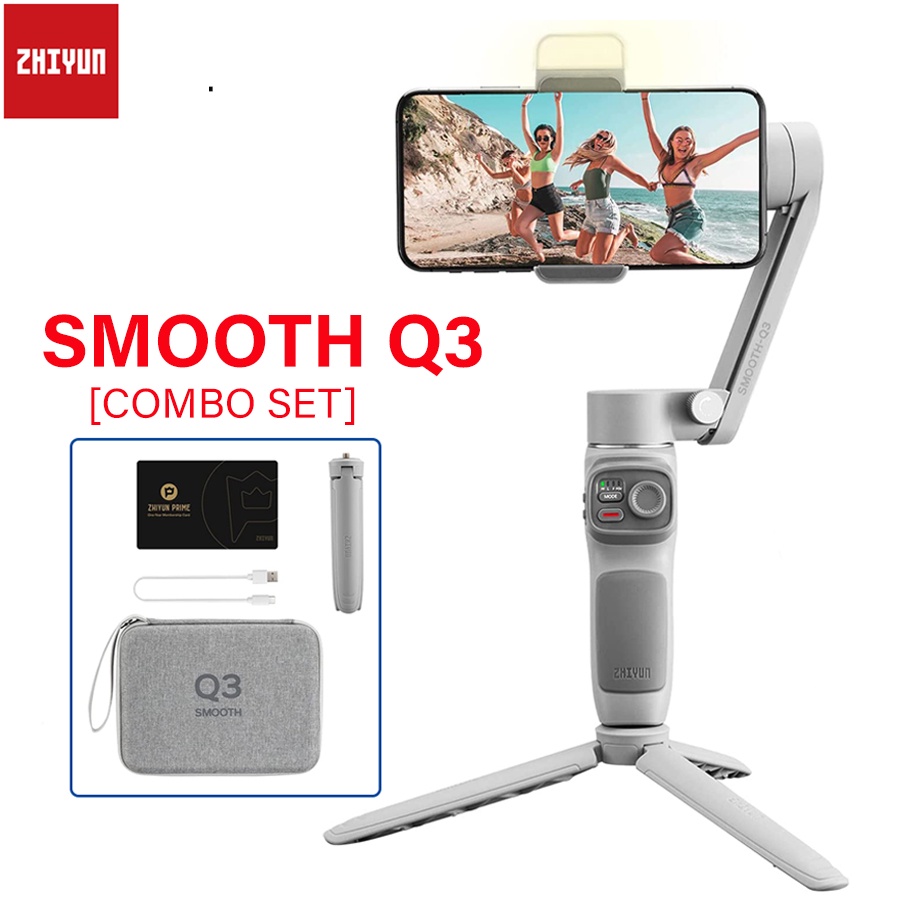Zhiyun Smooth Q3 ไม้กันสั่น 3 แกน สำหรับสมาทโฟน พร้อมไฟในตัว - the ...