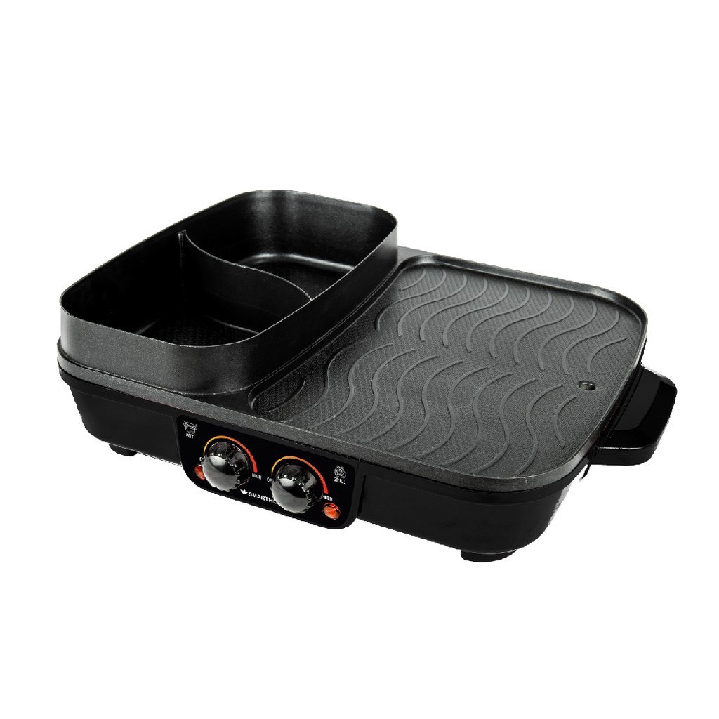 เตาปิ้งย่างอเนกประสงค์พร้อมช่องทำสุกี้SMARTHOME รุ่น SM-EG1505 (รับประกัน 3 ปี)มอก.1641-2552 ...