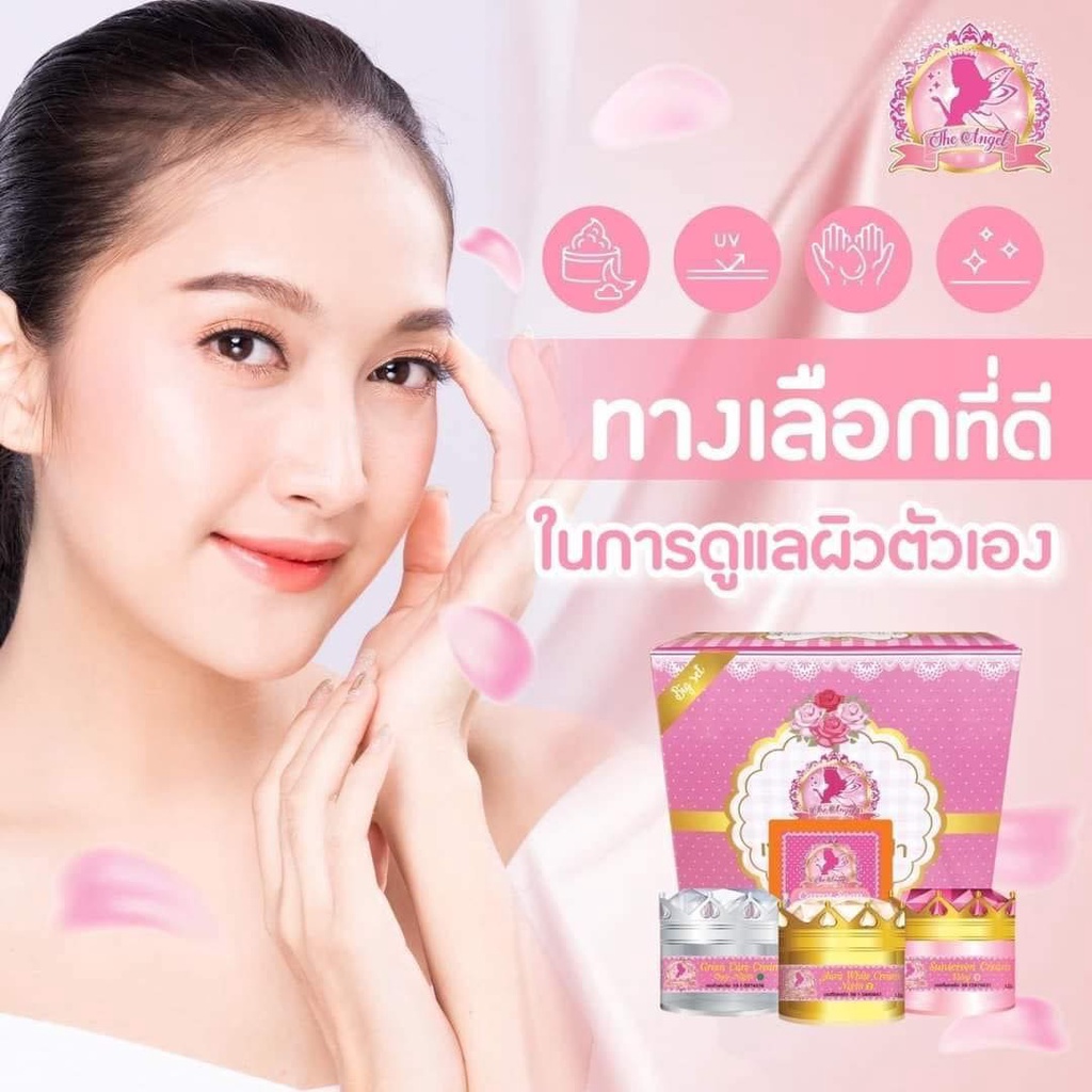 ส่งฟรี เซตครีมนางฟ้า เดอะแองเจิ้ล The Angel Cream Set ขนาด5กรัม 12กรัม ...