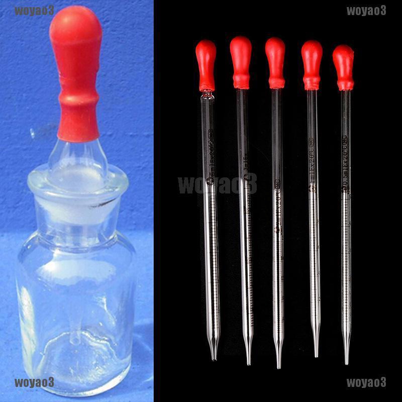 1Pc Rubber Head Glass Pipettes Dropper Lab Glassware Tool For ...