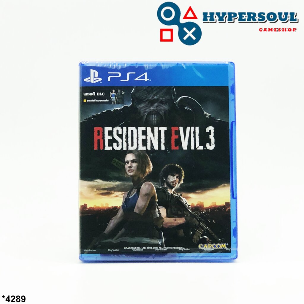 PlayStation : PS4 Resident Evil 3 | (Z3/ASIA | English VER แถม สมุดโน้ต ...