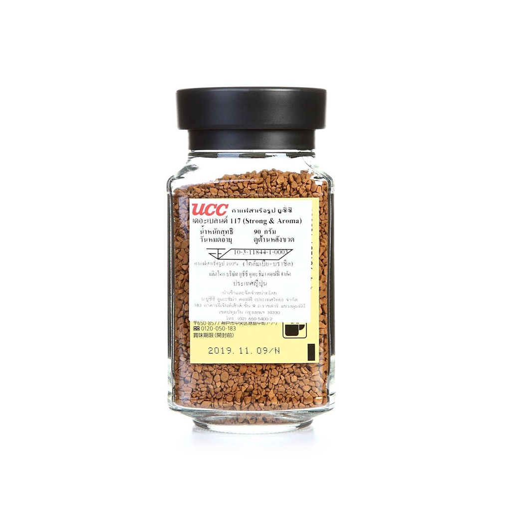 UCC The Blend no.117 (StrongAroma) 90 g. (Instant coffee -Freeze dry) ยูซีซี กาแฟสำเร็จรูป สูตร ...