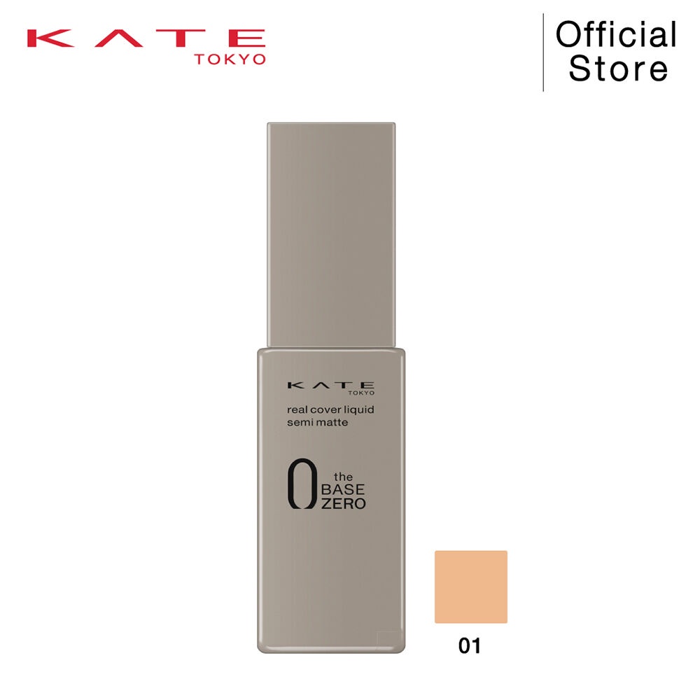 KATE Real Cover Liquid Semi-Matte 30ml #01. | Shopee Thailand