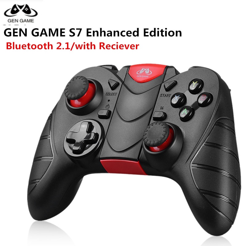 GEN GAME S7 Gamepad Bluetooth Controller With Reciever For PC IOS ...