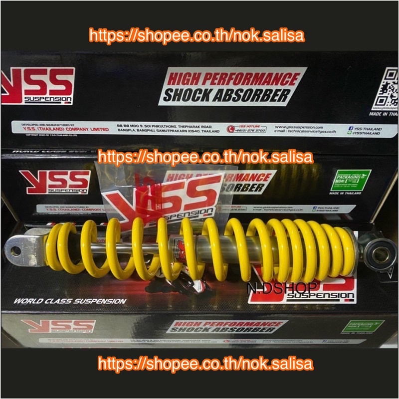 โช๊ค YSS แท้ โช้คหลัง เดิม SCOOTER Mio Fino Click มีโอ ฟีโน่ คลิก สี ...