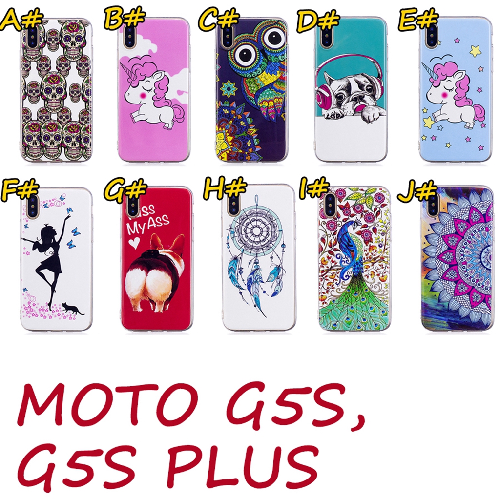 motorola moto G5s Plus cute cartoon Round National Style เรืองแสงในที่ ...