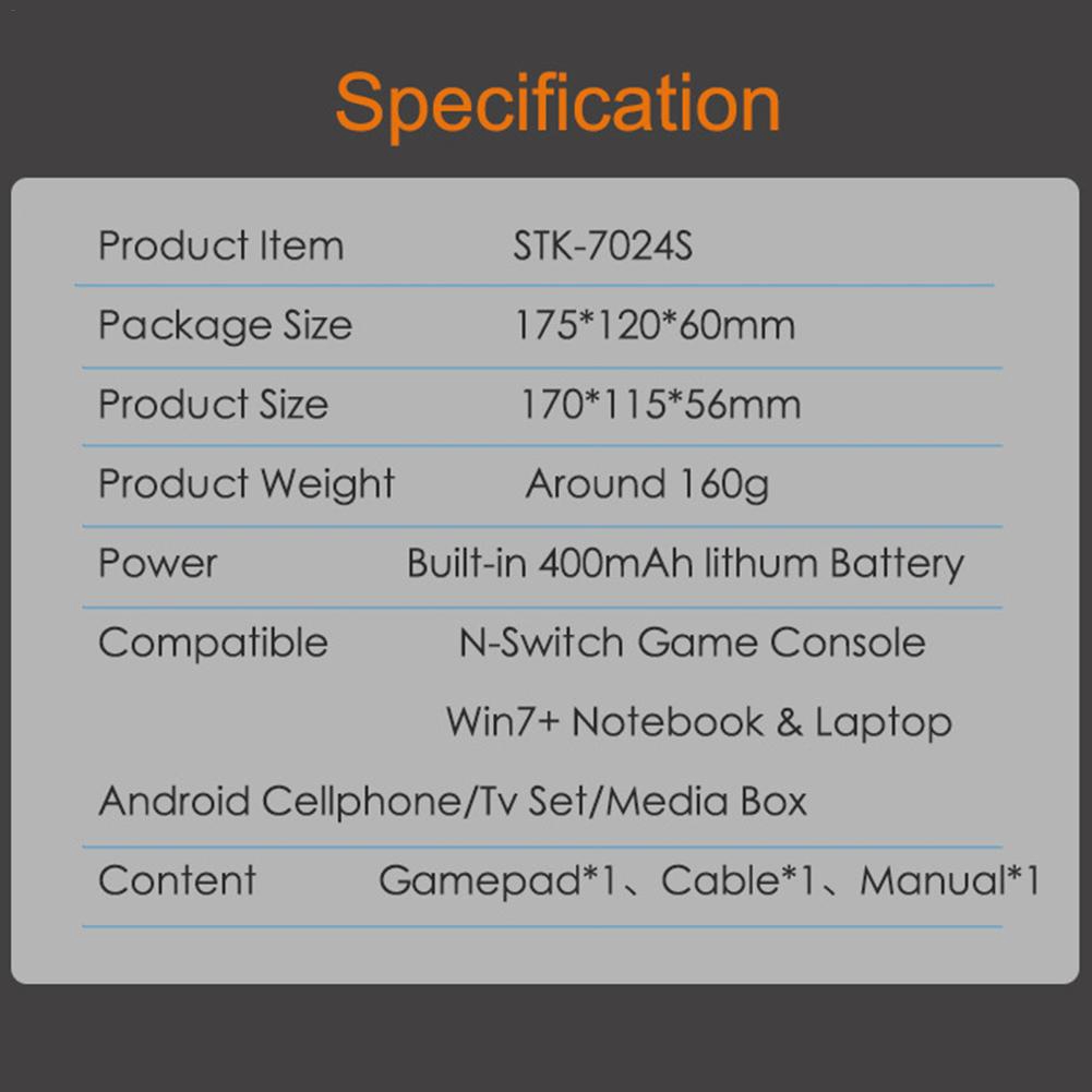 【Go】Game Controller Comfortable Durable Wireless Gamepad Joystick Bluetooth Game Machine for ...