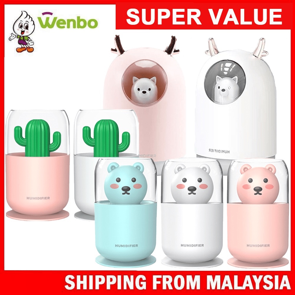 Wenbo Deer Cute Pet Air Humidifier Mini USB Air Purifiers Ultrasonic Car Air Freshener Aroma ...