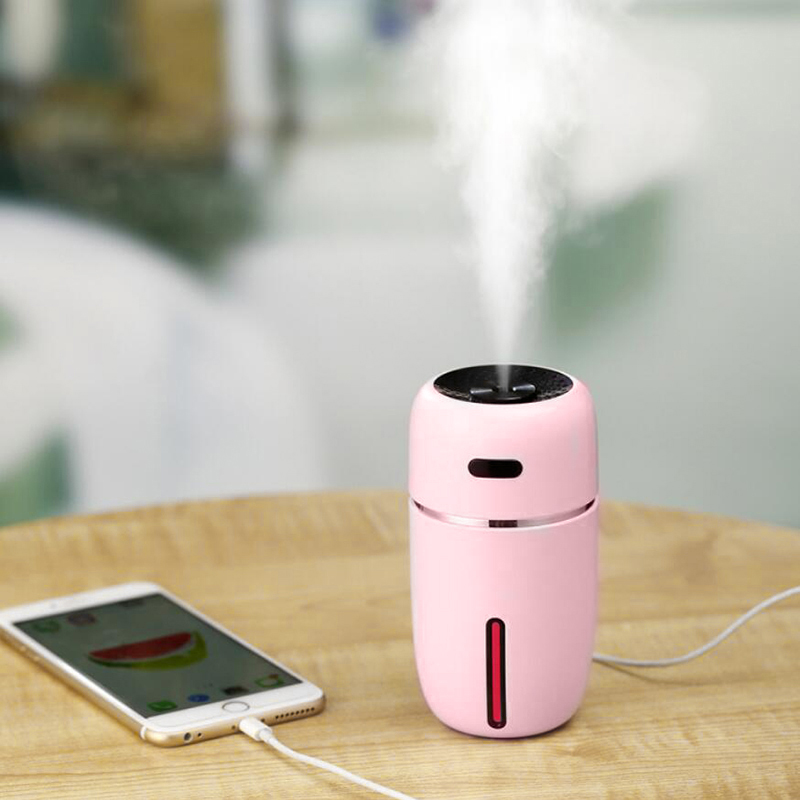 200ml Portable USB Mini Humidifier Colorful Night Light Home Mist ...